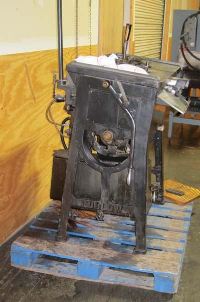 Lot #6: Ludlow Typograph Machine - WireBids